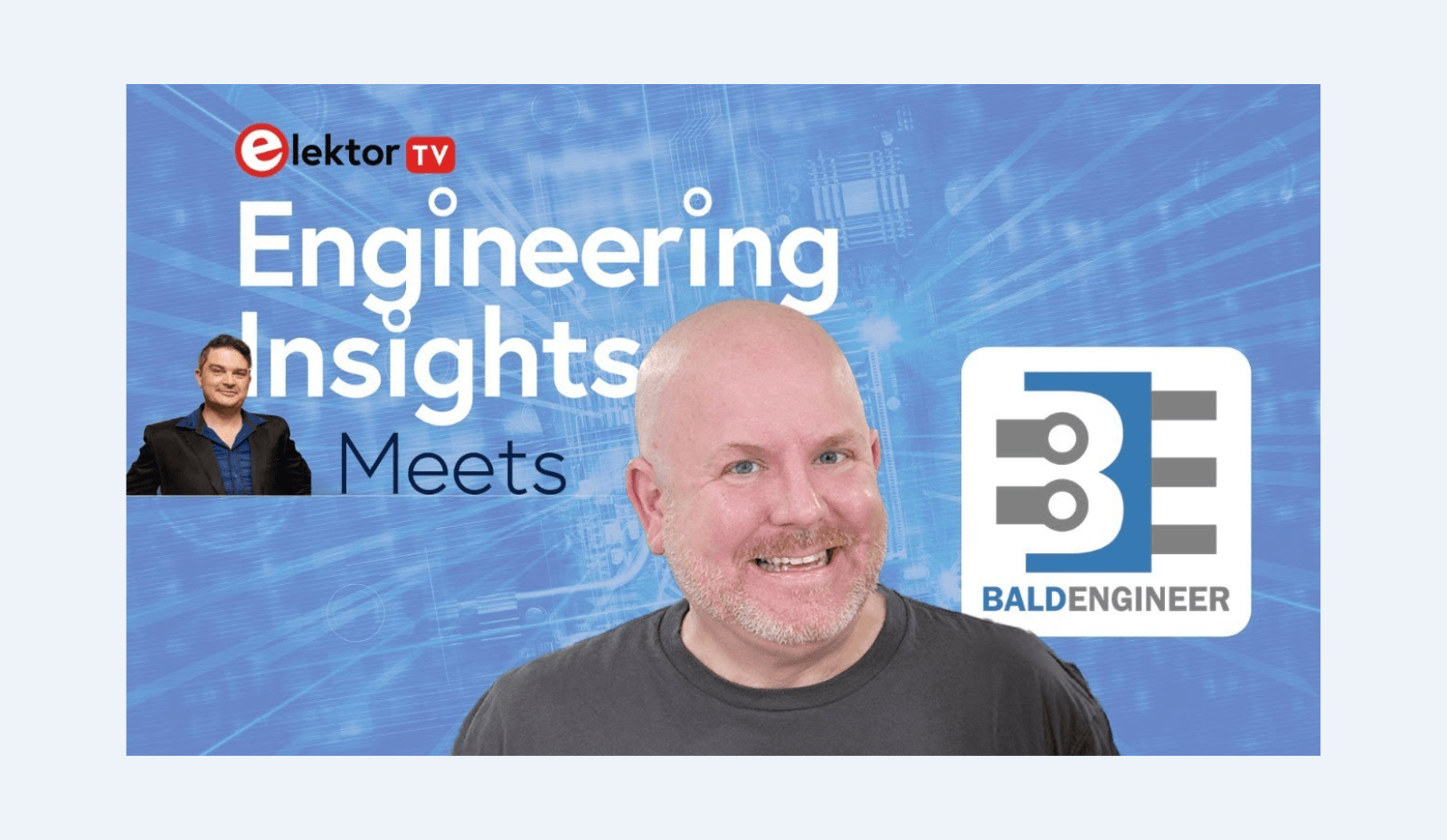 Elektor Interview: Meet the Bald Engineer! | Elektor Magazine