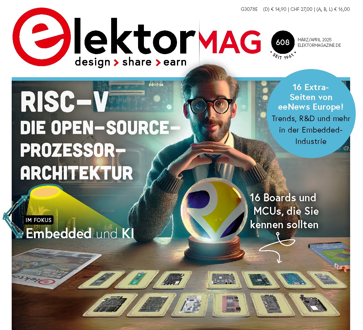 Elektor März/April 2025: Embedded & KI | Elektor Magazine