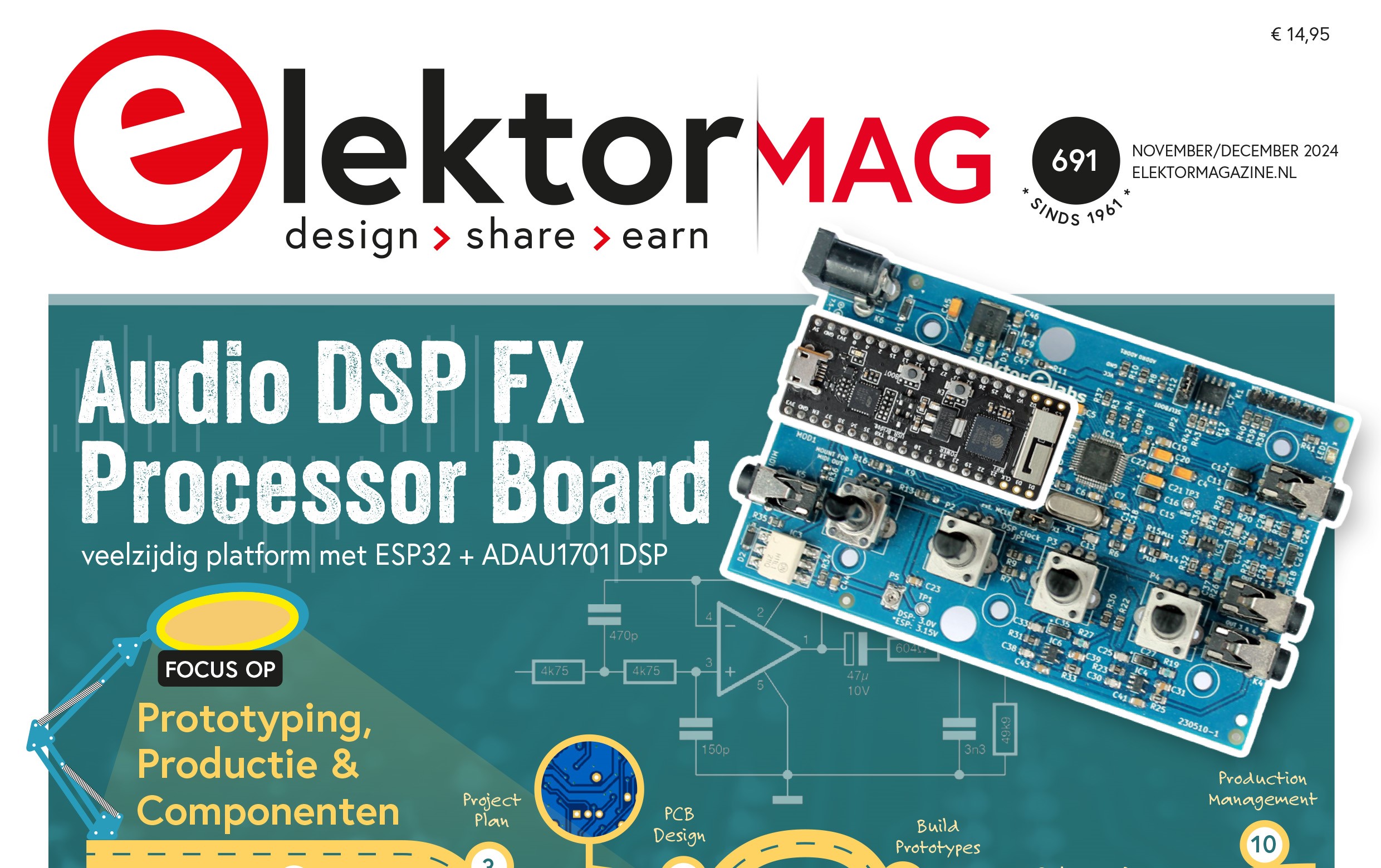 Elektor november/december 2024: Prototyping & Productie | Elektor Magazine
