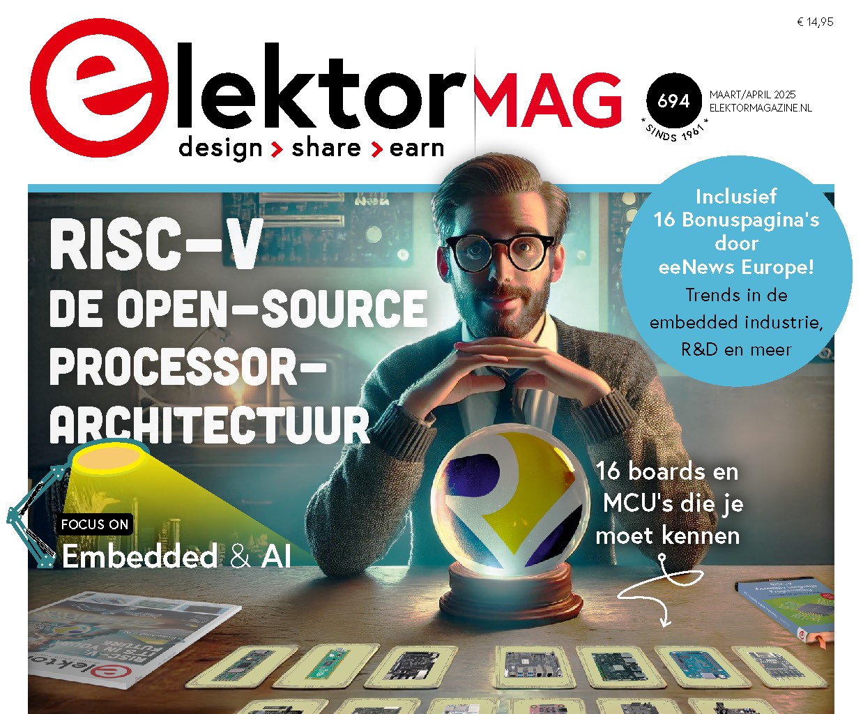 Elektor Maart/April 2025: Embedded & AI | Elektor Magazine