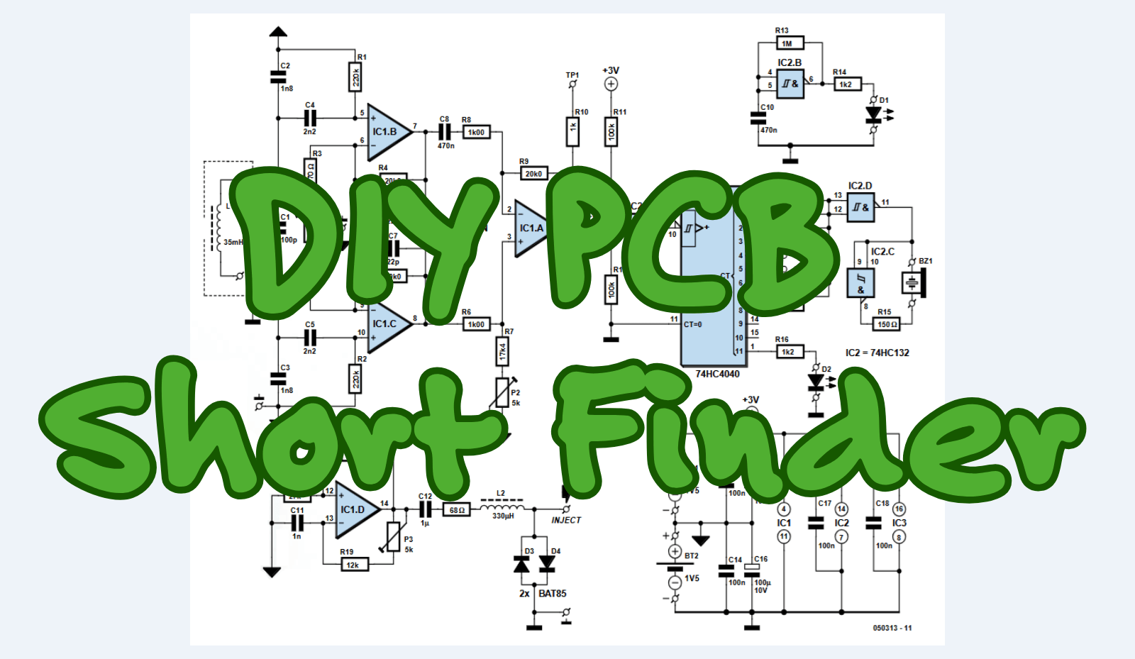 Schakeling: Een doe-het-zelf PCB kortsluitzoeker | Elektor Magazine