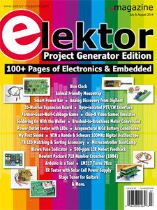 Double-Sized ‘Project Generator’ Summer Edition of Elektor magazine now ...