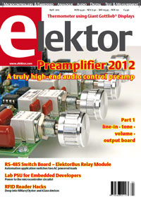 Elektor's April 2012 Issue Now On Sale | Elektor Magazine