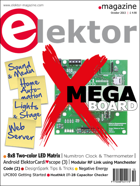 Elektor October 2013 Edition Published | Elektor Magazine
