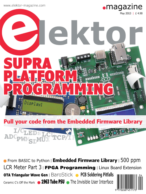 Elektor May 2013 Edition Published | Elektor Magazine