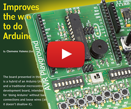 AVR Playground: Improve your way to do Arduino | Elektor Magazine
