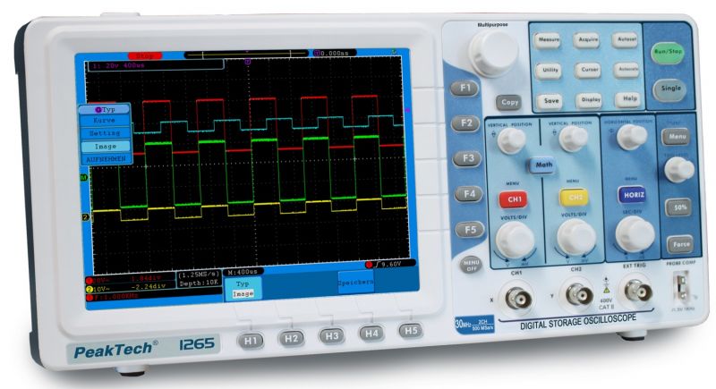 Review: PeakTech 1265 Digital Oscilloscope | Elektor Magazine