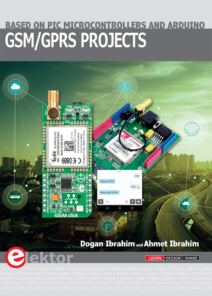 New GSM/GPRS Projects book covers PIC and Arduino | Elektor Magazine