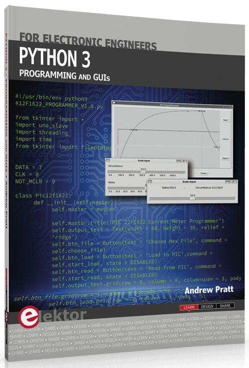 New book in the Elektor Store: Python 3 Programming and GUIs | Elektor ...