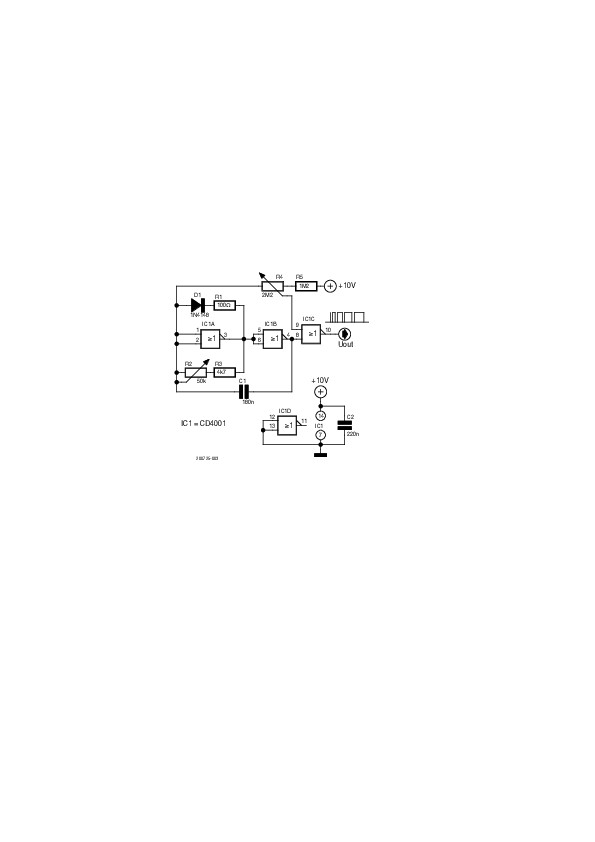 Square Wave Generators with Duty Cycle and Frequency Controls | Elektor ...