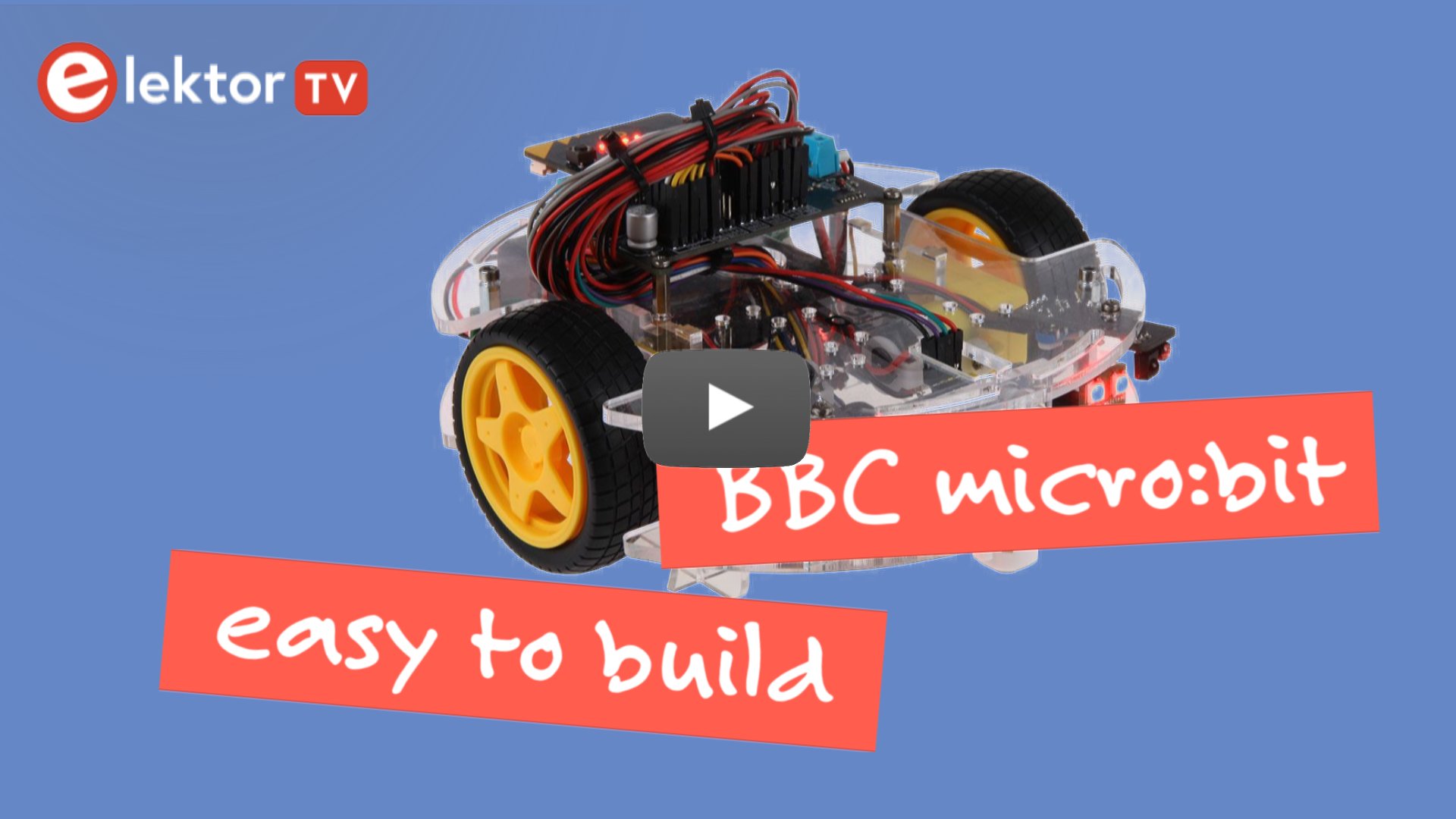 Joy-Car Educational Robot with a BBC micro:bit as Brains | Elektor Magazine
