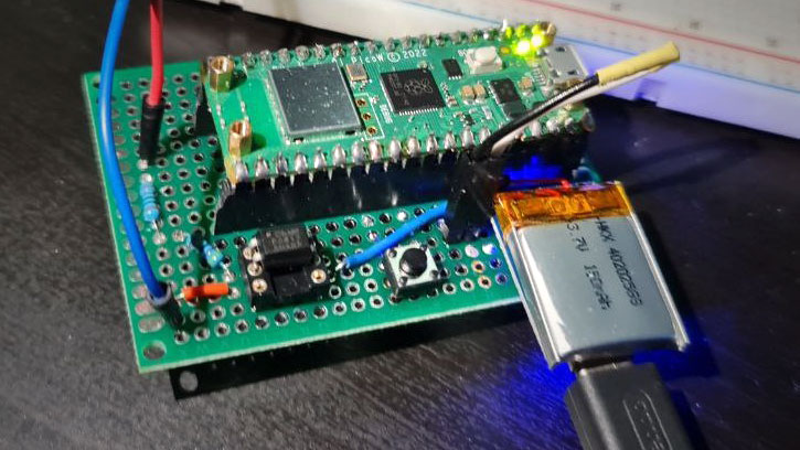 Raspberry Pi Pico W-powered doorbell sends notifications to Telegram ...