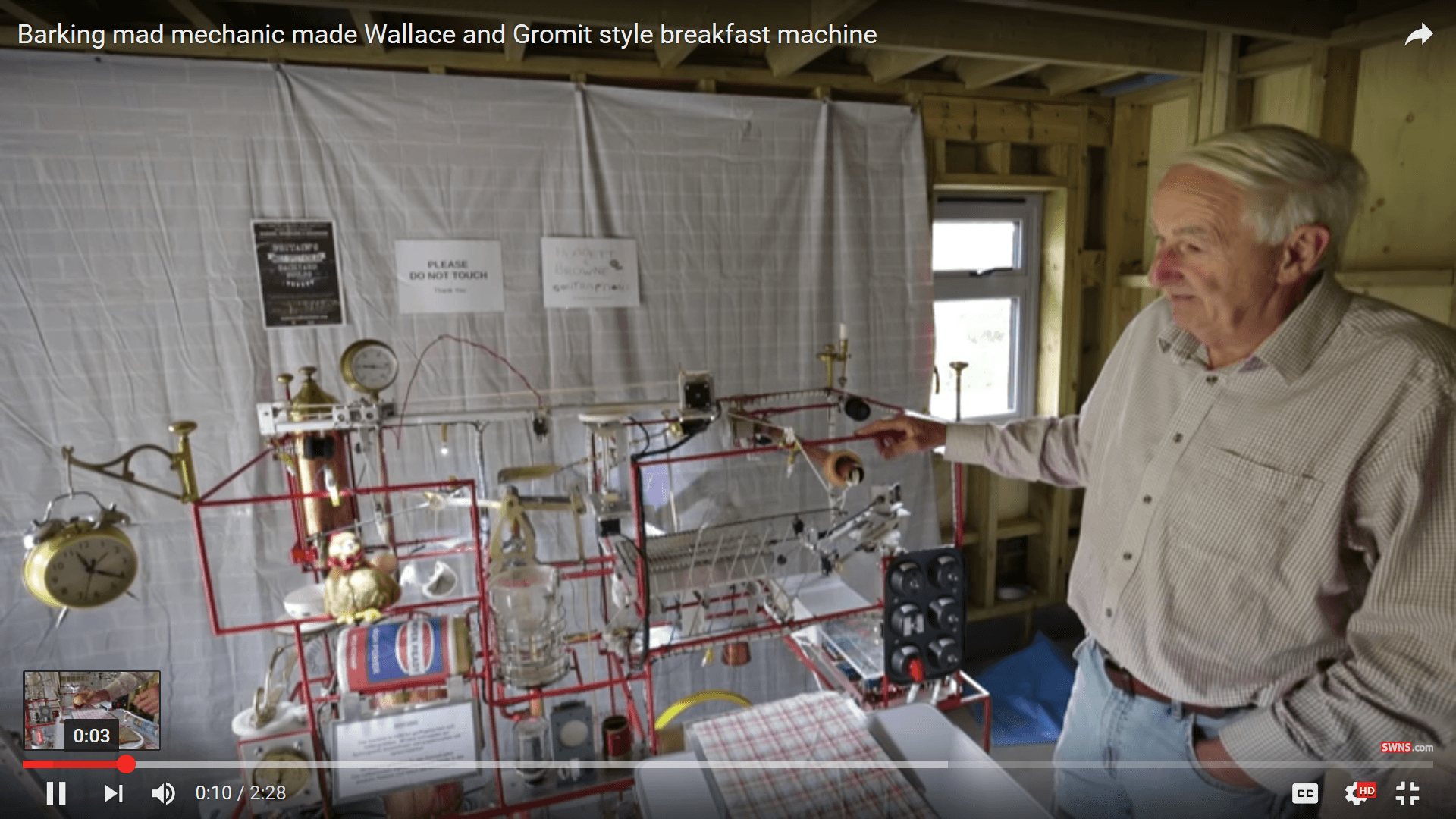 1-Khour build Breakfast Machine, Wallace & Gromit style | Elektor Magazine
