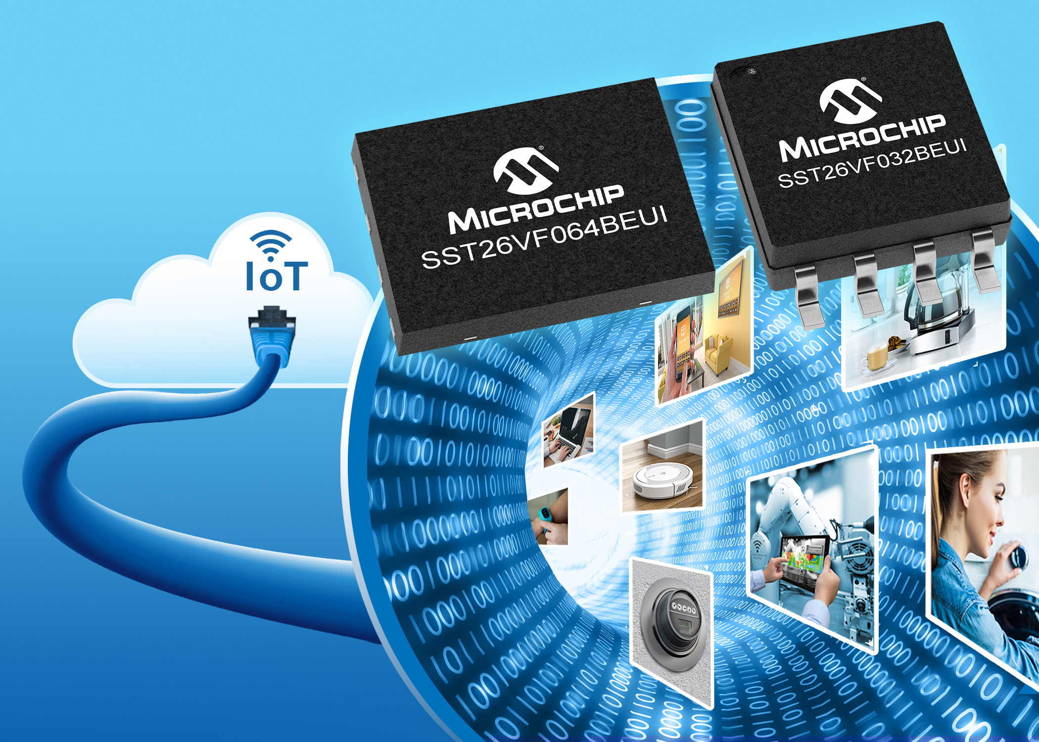 Industry’s first NOR Flash memory devices featuring embedded MAC ...