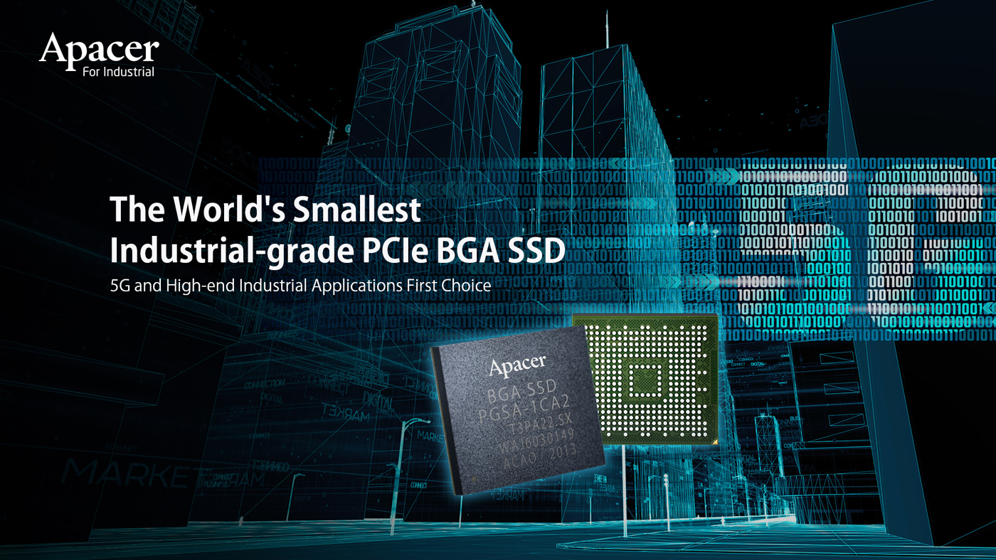 Apacer Announces the World's Smallest Industrial-grade PCIe BGA SSD ...