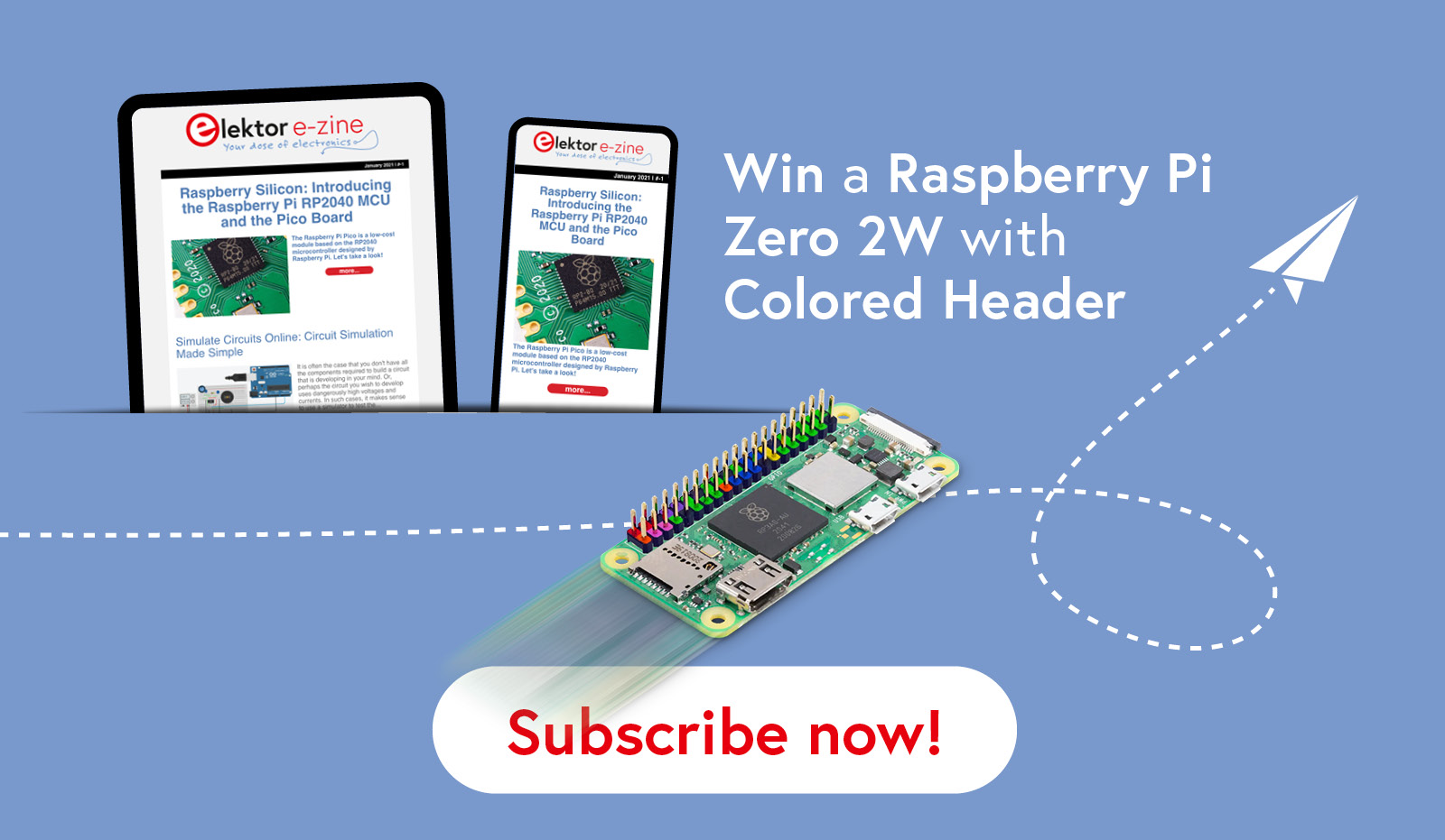 Elektor Newsletter - Subscribe for a Chance to Win a Raspberry Pi Zero ...