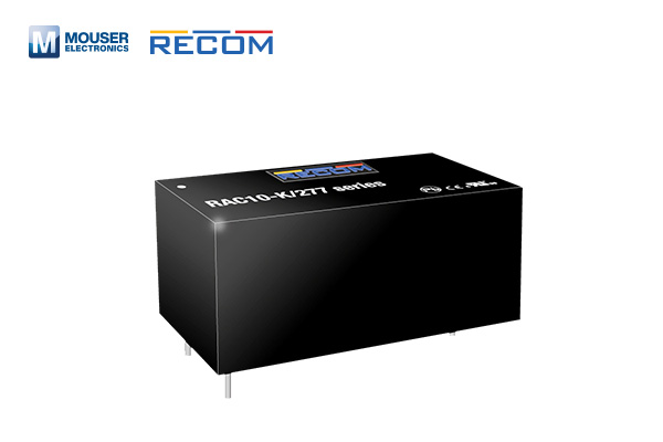 RECOM Power RAC10E-K/277 10W Single Output AC/DC Converters | Elektor ...