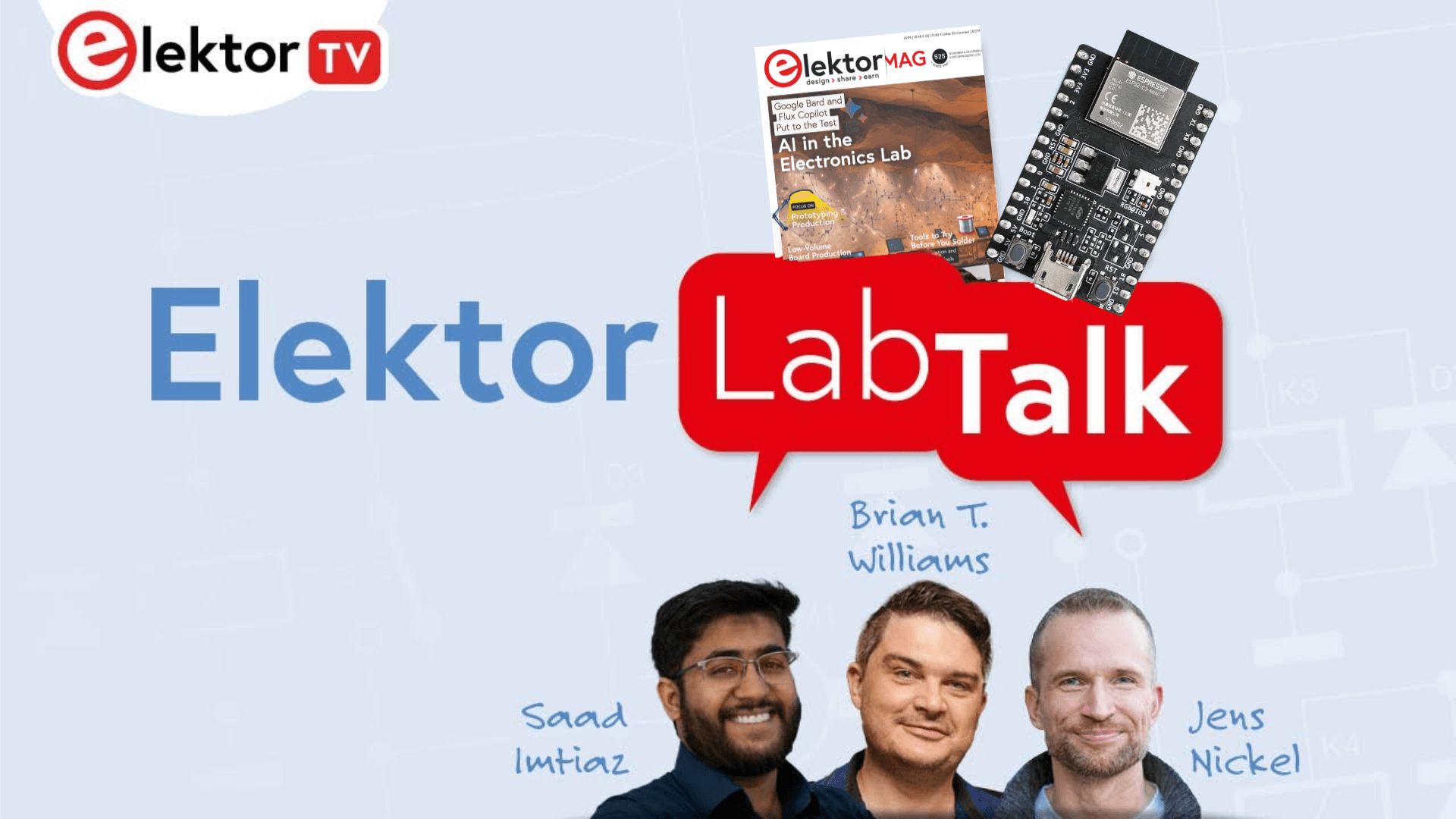 Lab Talk: PCB Services, Machine Learning, Elektor Mag Nov/Dec, and More ...