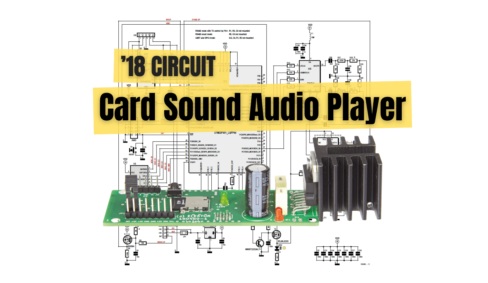 Circuit: The Card Sound Audio Player | Elektor Magazine