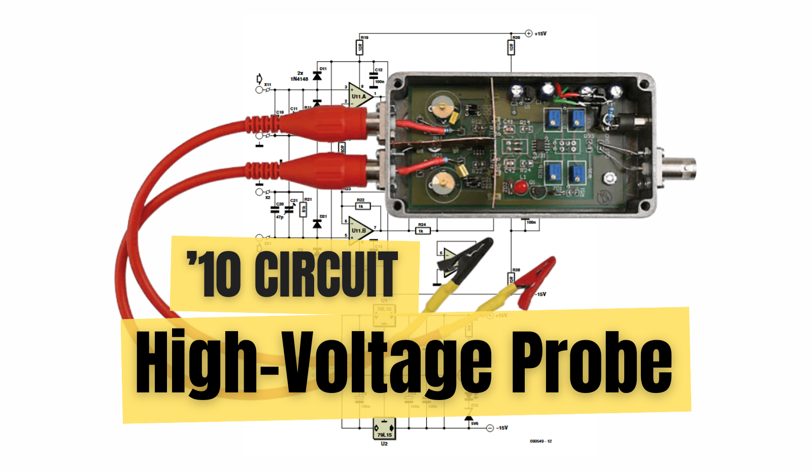 Circuit: DIY High-Voltage Probe | Elektor Magazine