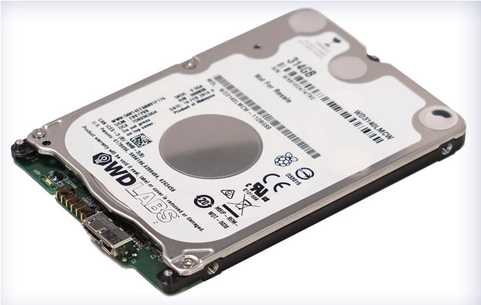 PiDrive – 314GB hard disk for the Raspberry Pi | Elektor Magazine