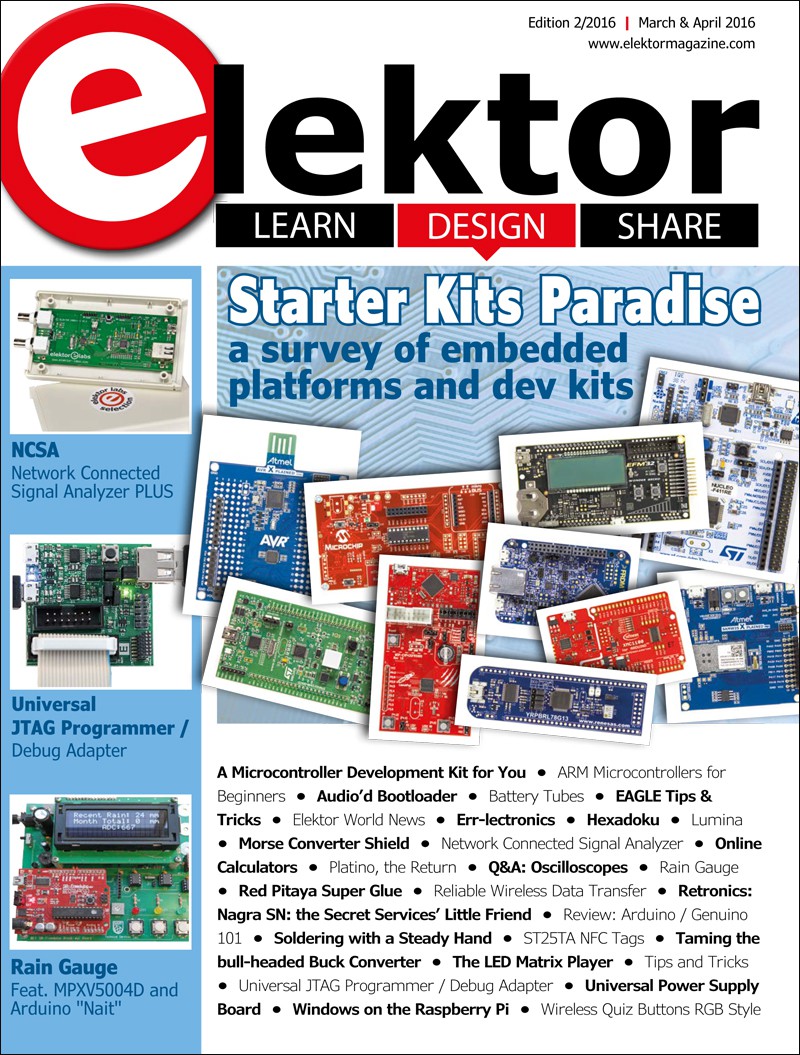 Edition 2/2016 of Elektor Magazine Now Available | Elektor Magazine
