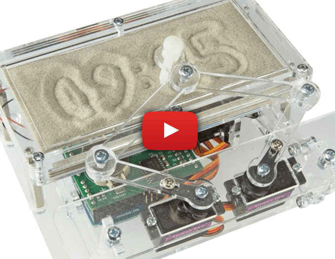 Arduino Sand Clock: plotting time in sand | Elektor Magazine