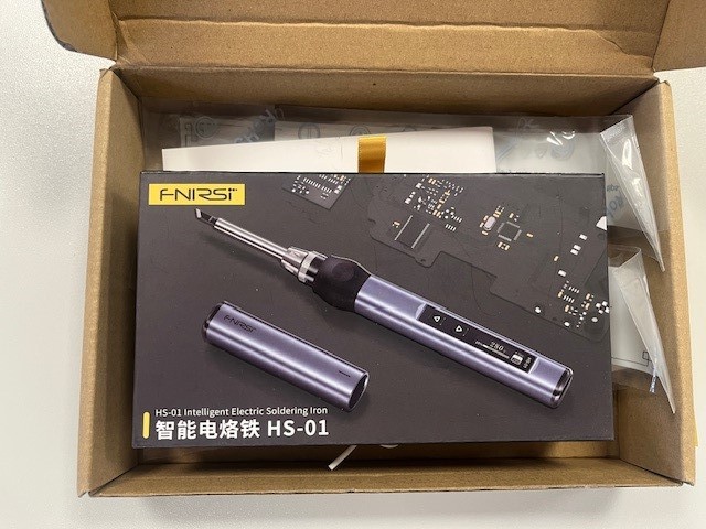 FNIRSI HS-01 Smart Soldering Iron (incl. 6 Soldering Tips) 20568 ...