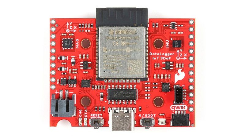 Datenlogger Iot 9dof Von Sparkfun Plug And Play Datenerfassung Elektor Magazine