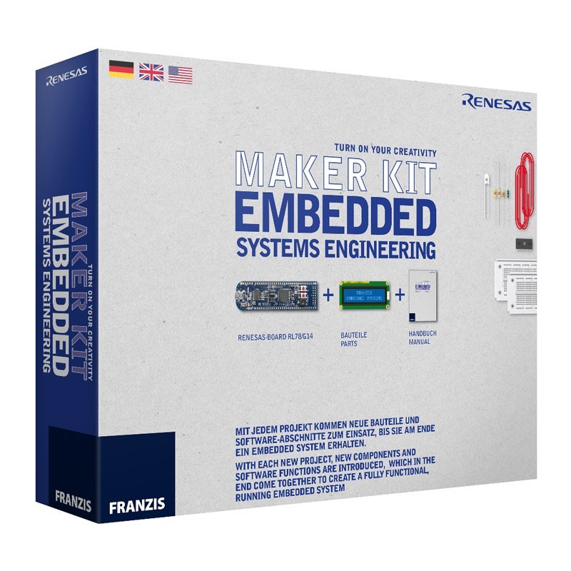 Neues Maker-Kit von Franzis: Embedded Systems Engineering | Elektor ...
