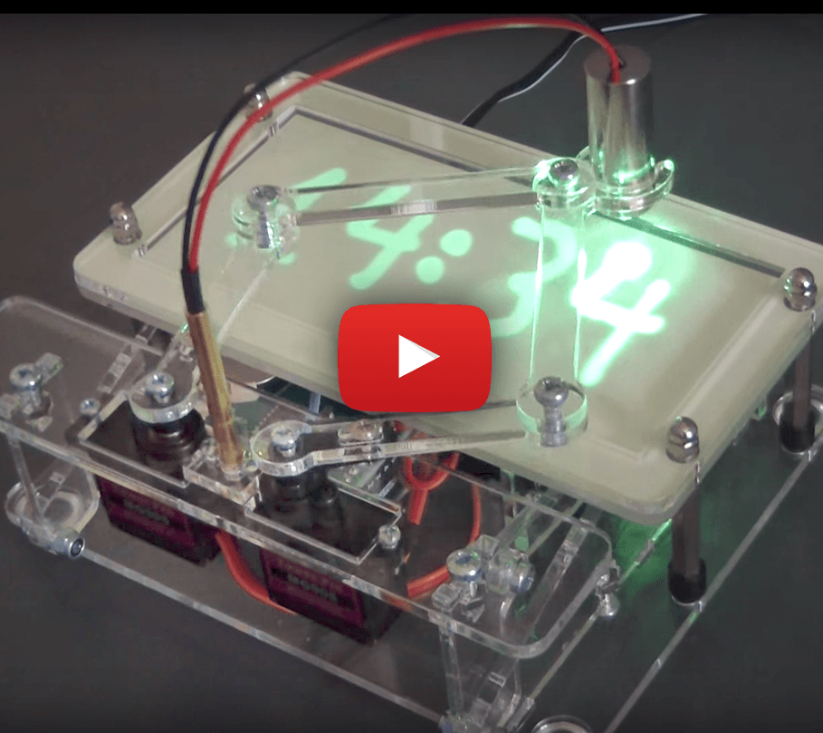 Laser Time Writer mit Arduino | Elektor Magazine