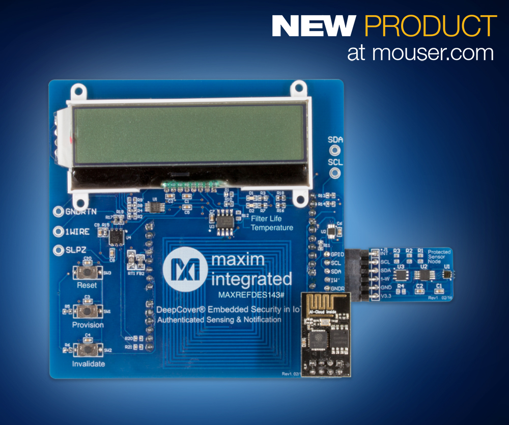 Prototype IIOT Data Chains with Maxim’s MAXREFDES143 Embedded Security ...