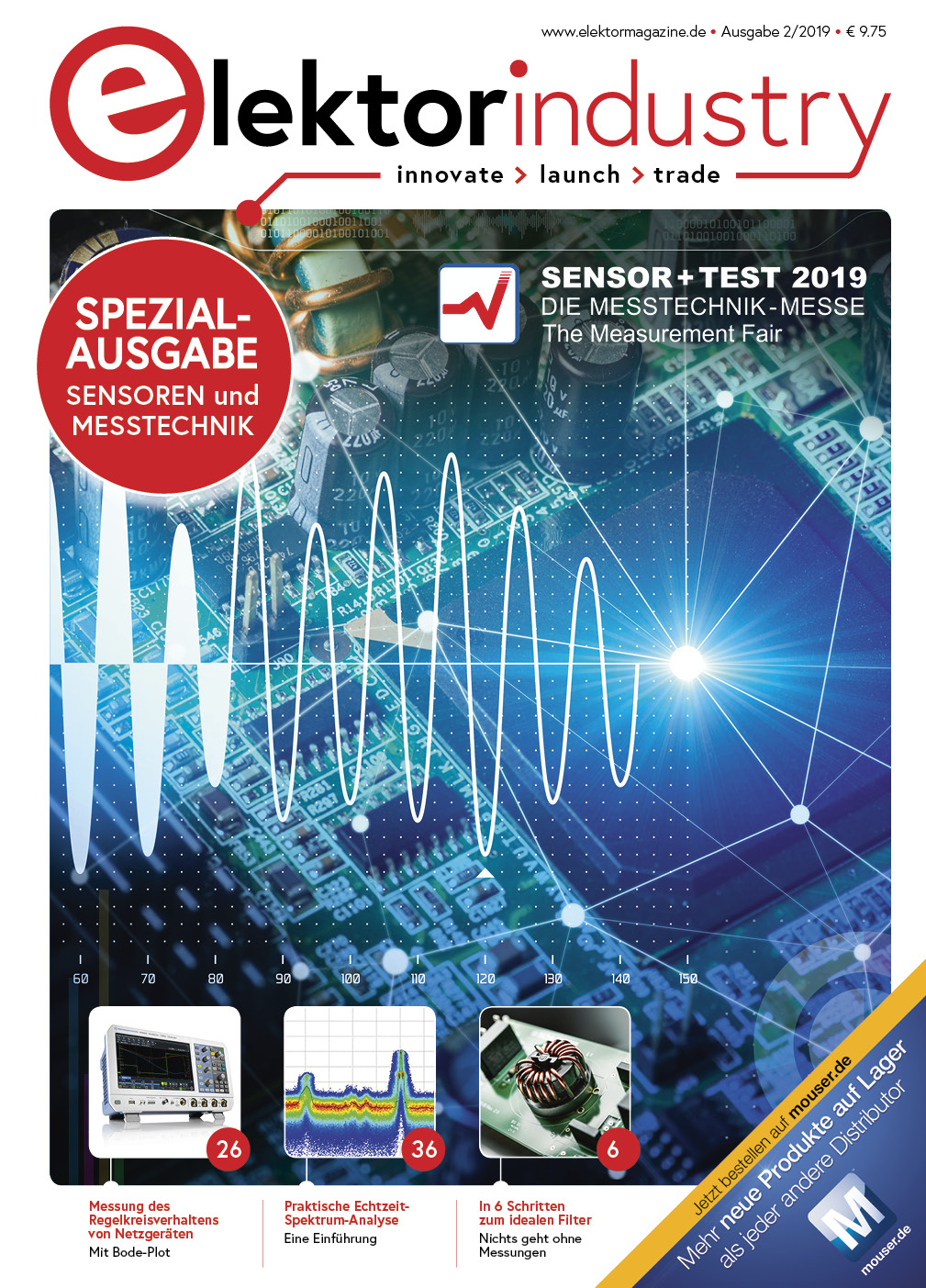 Elektor Industry verfügbar: Spezialausgabe zur Sensor + Test 2019 ...