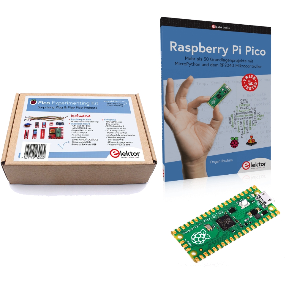 All-in-One Raspberry Pi Pico Experimentier-Bundle | Elektor Magazine