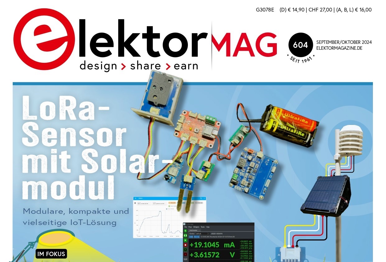 Elektor September/Oktober 2024: Drahtlos &Kommunikation | Elektor Magazine