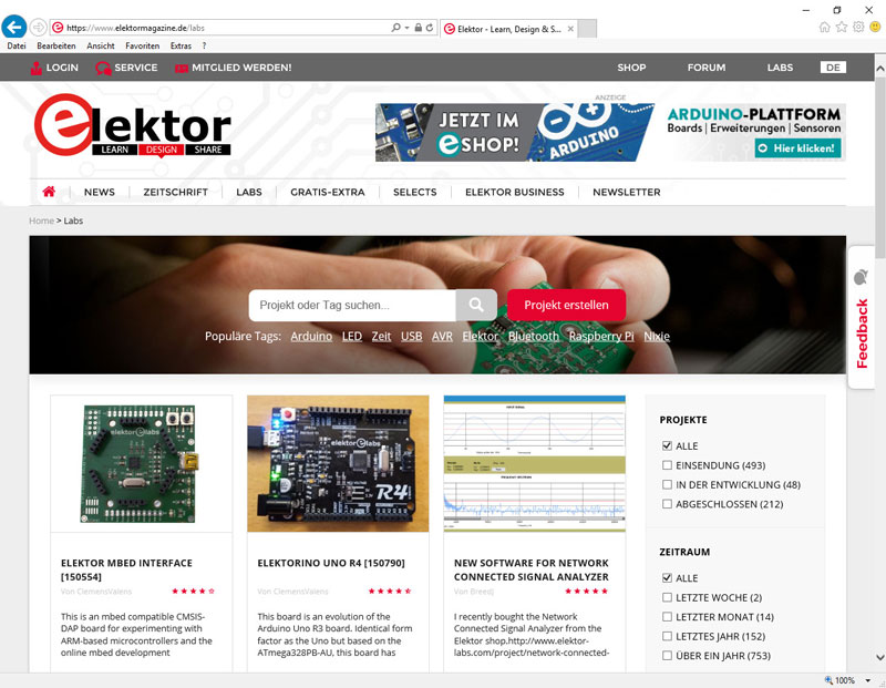Elektor-Labs: Das User-Manual | Elektor Magazine