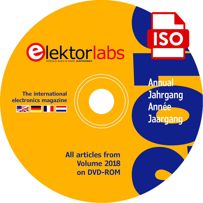 Elektor-Jahrgangs-DVD 2018 exklusiv für Abomitglieder | Elektor Magazine