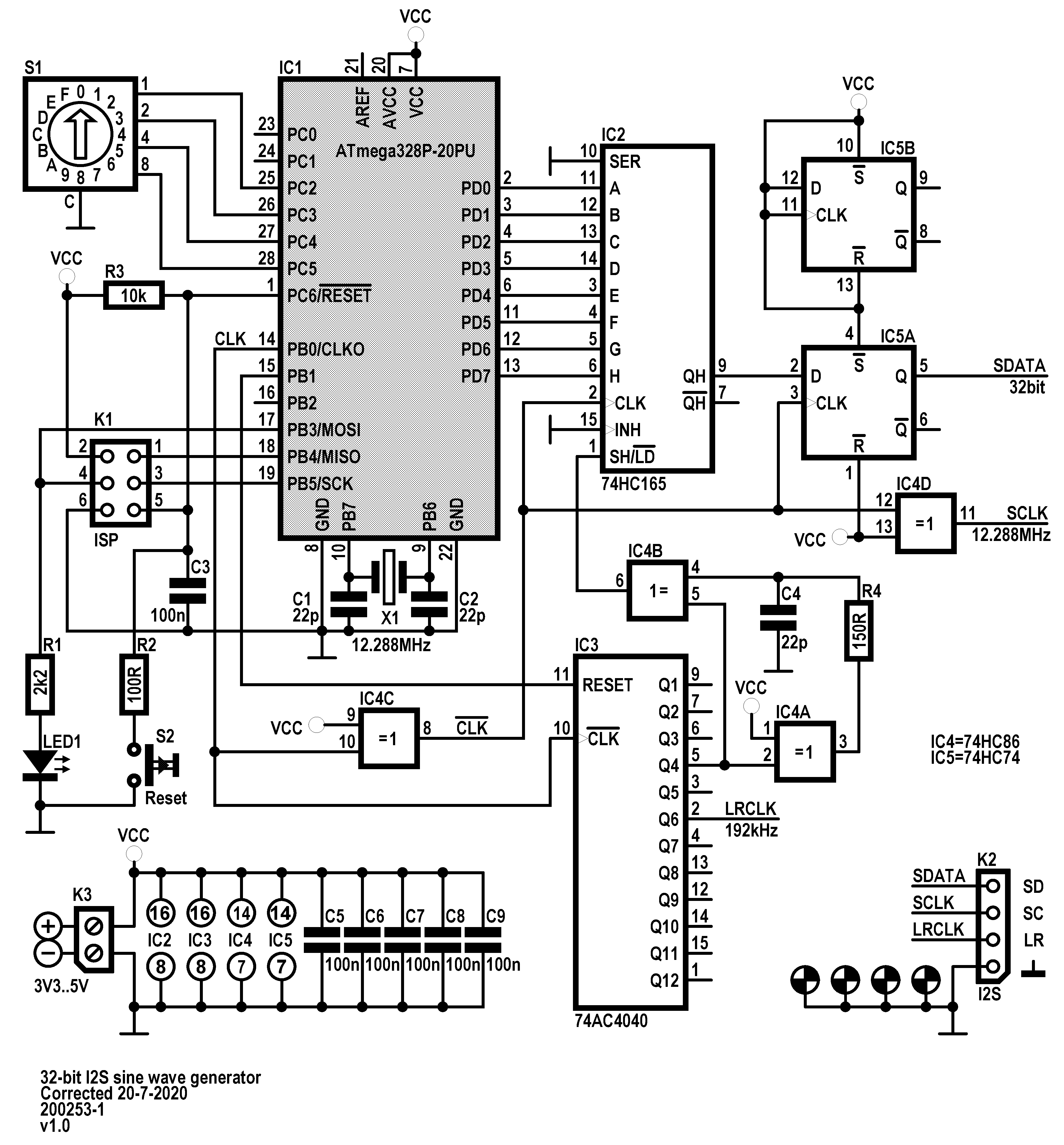 géné audionumérique de signaux de test I2S | Elektor Magazine