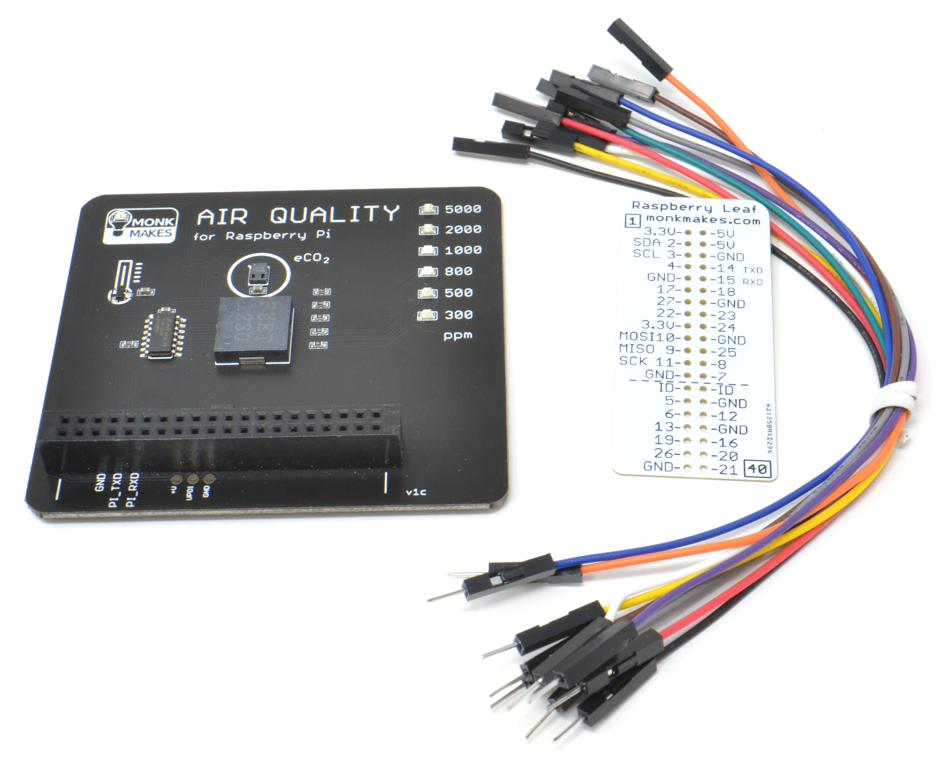 Kit de mesure de la qualité de l’air pour Raspberry Pi de MonkMakes ...