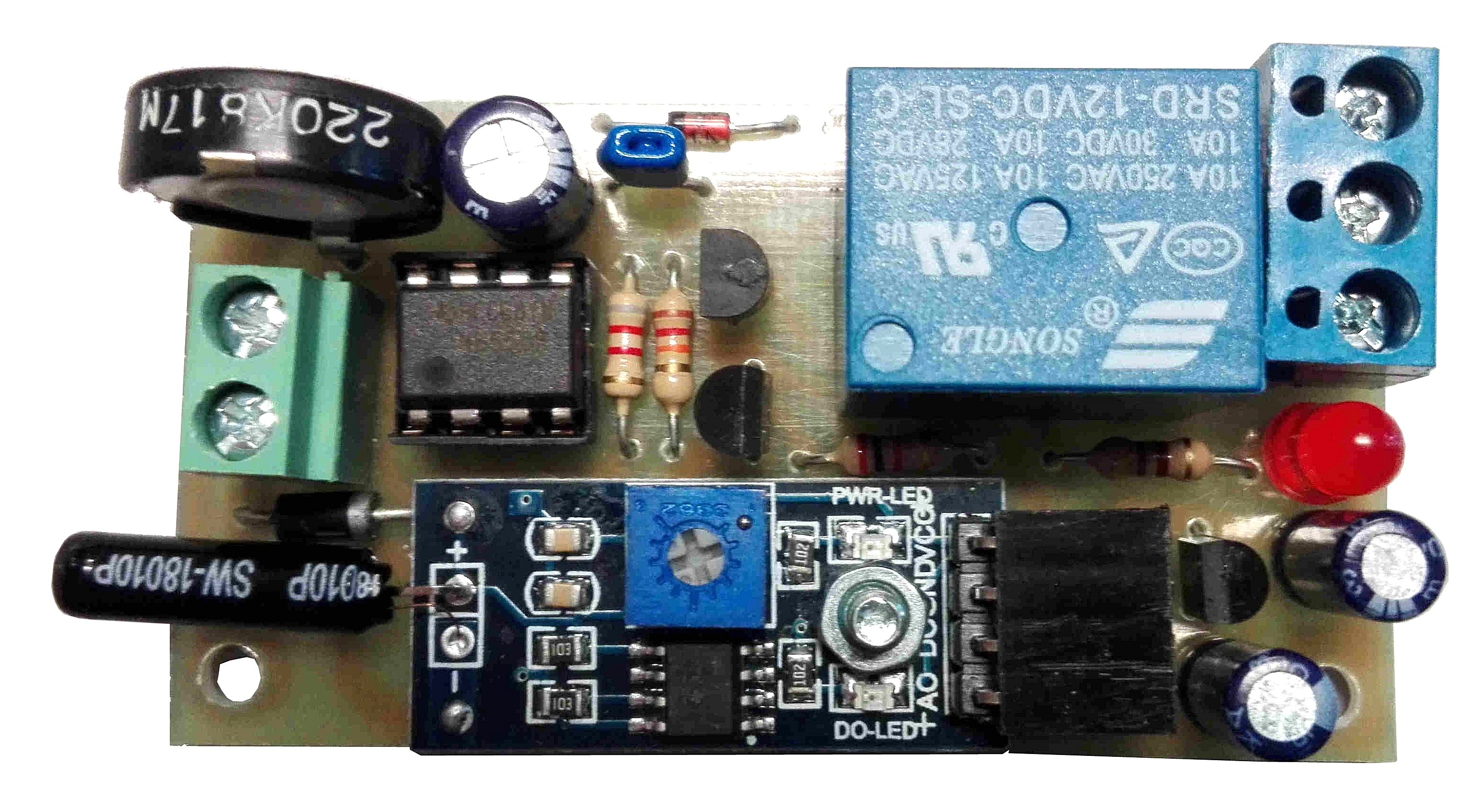 capteur de vibrations avec relais | Elektor Magazine