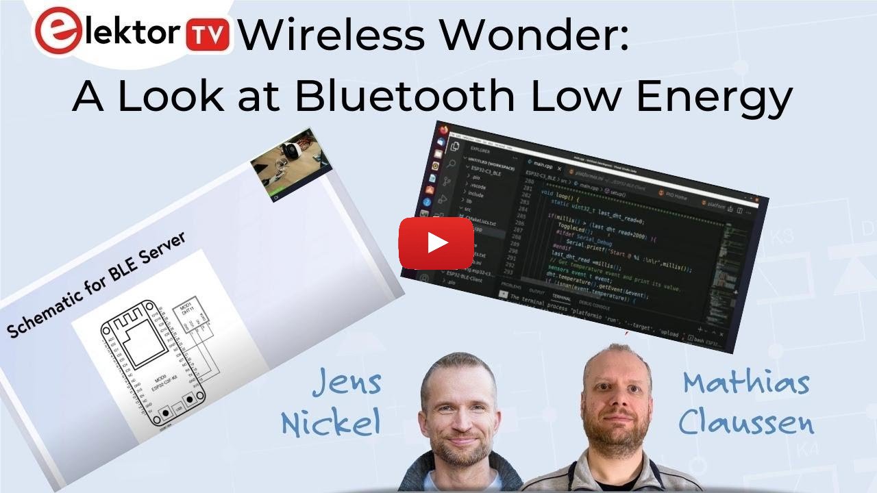 Bluetooth Low Energy et plus, un webinaire d’Elektor sur les merveilles ...