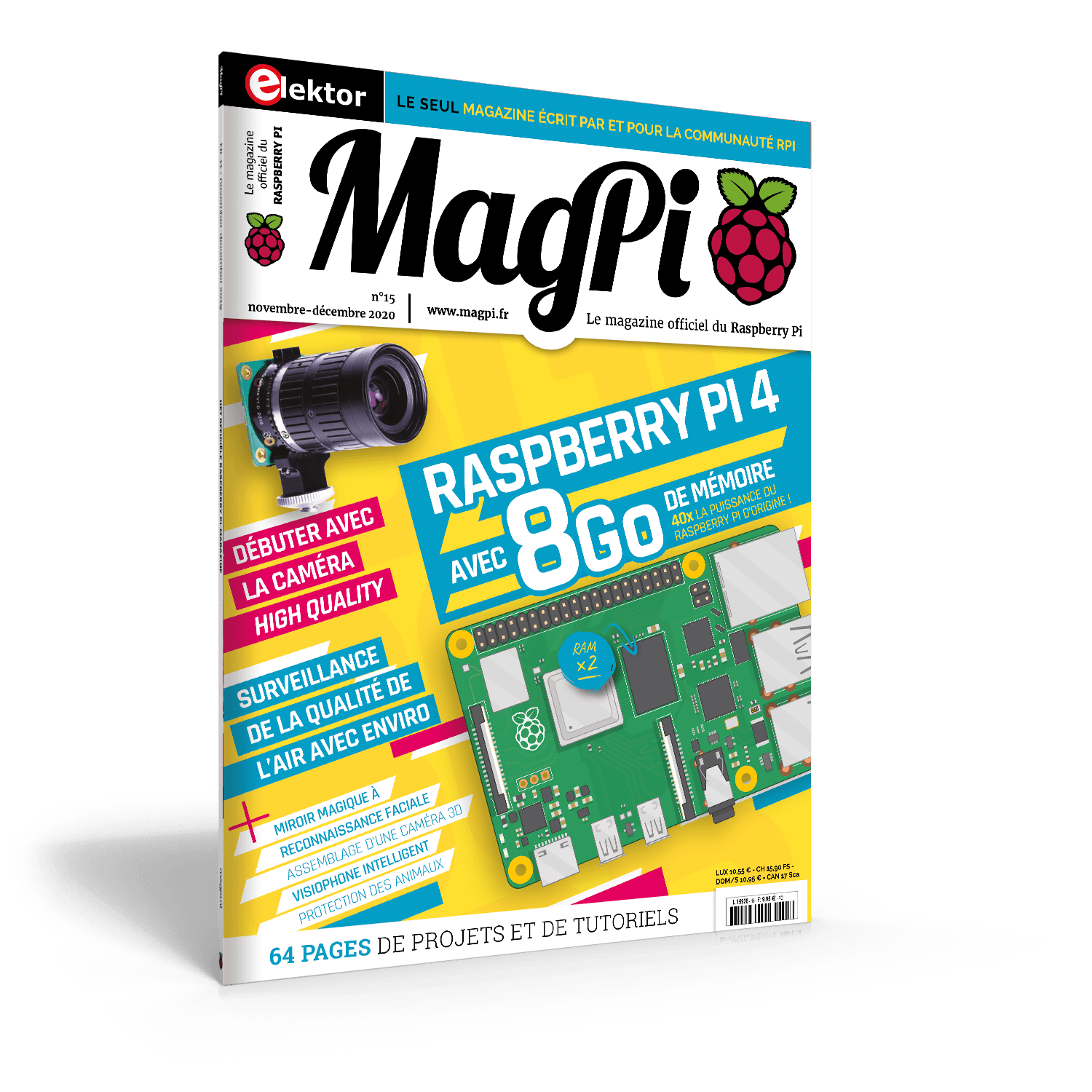 Le nouveau MagPi n°15 nov.-déc. est paru ! | Elektor Magazine