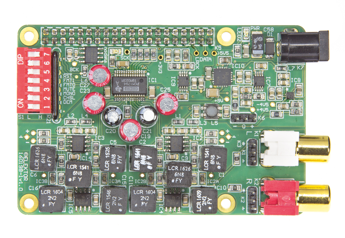 Article gratuit : Audio DAC pour Raspberry Pi | Elektor Magazine