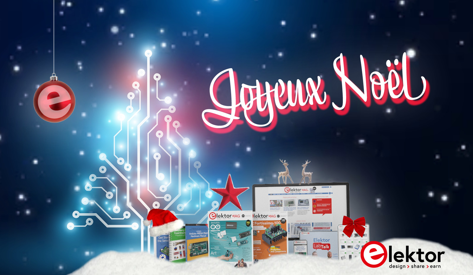 Joyeux Noël 2022 de la part de toute l'équipe d'Elektor ! | Elektor ...