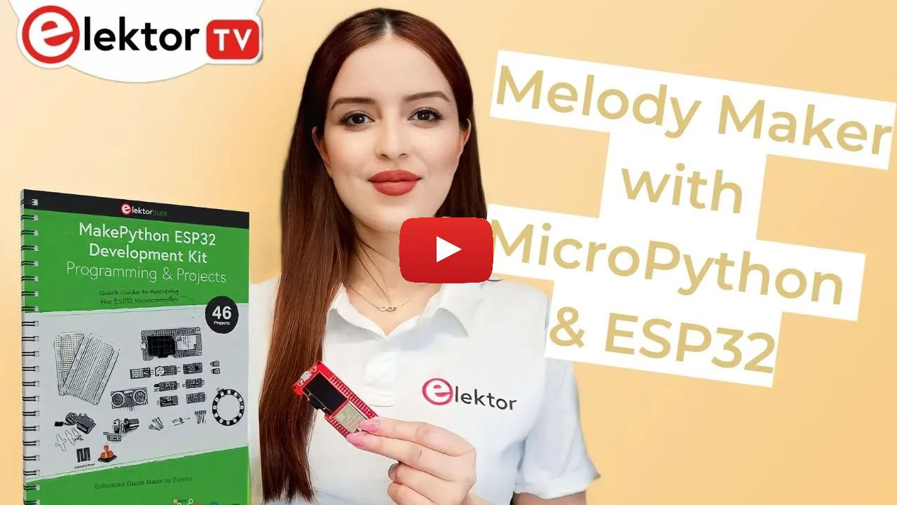 Utilisez MicroPython pour programmer un créateur de mélodies et jouer du piano | Elektor Magazine