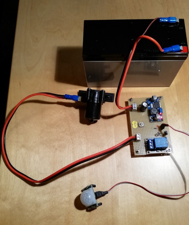 Repellent system for cats - Module anti-chats - Projets LABS | Elektor ...