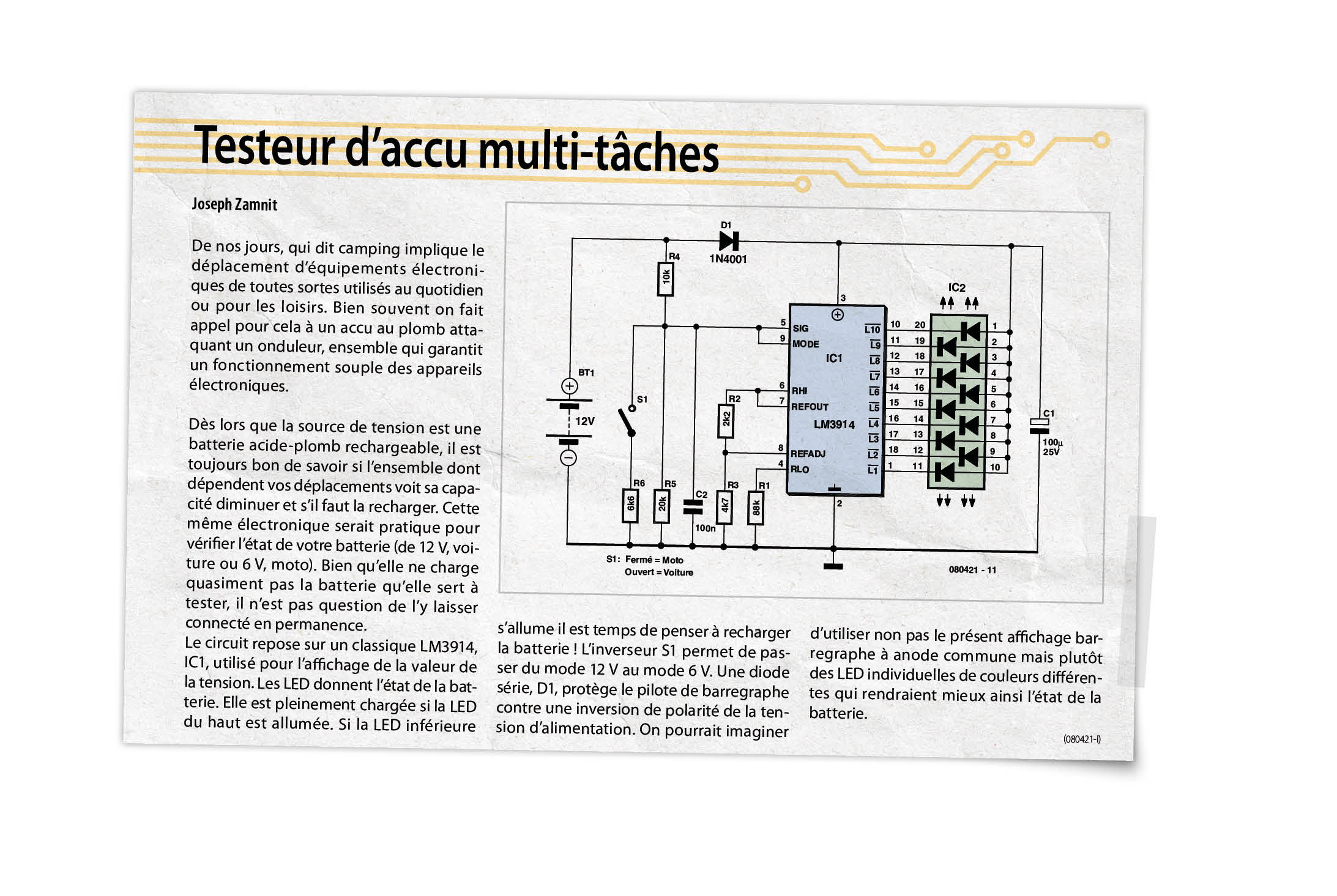 Circuit special 2023 - Circuits du passé | Elektor Magazine