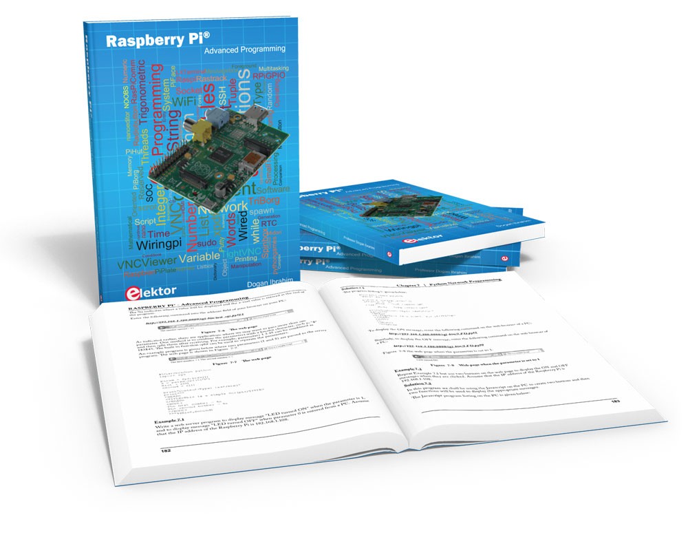 Nieuw boek: Raspberry Pi Advanced Programming | Elektor Magazine