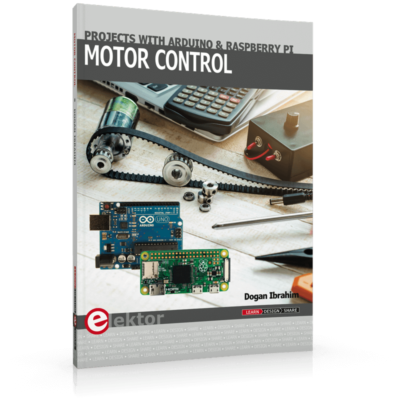 Review: Motor Control - Projects with Arduino & Raspberry Pi Zero W | Elektor Magazine