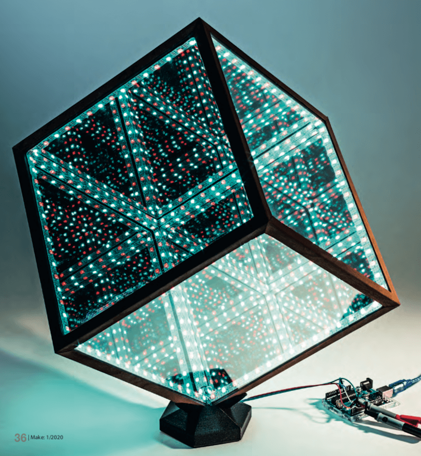 Infinity mirror in 3D | Elektor Magazine
